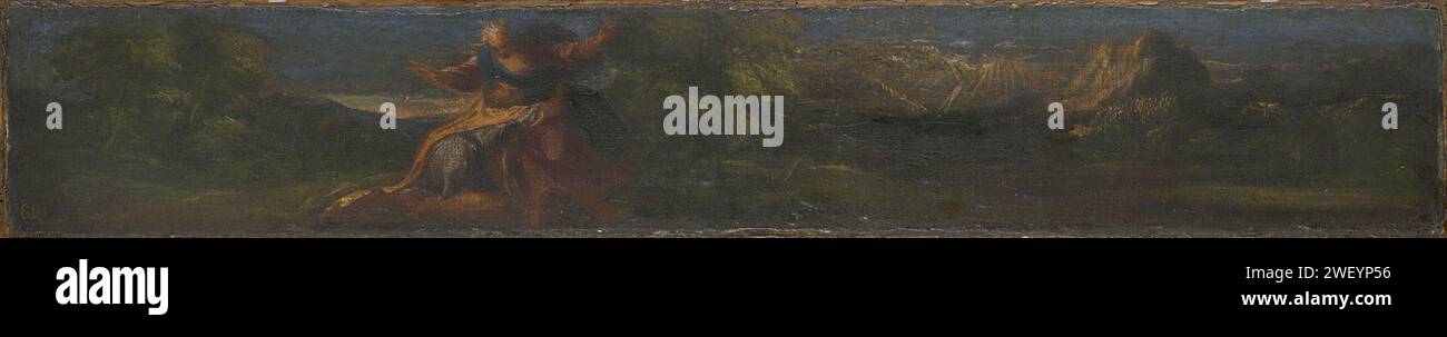 Andrea Schiavone (c. 1500-1563) - Jacob Receives God's Blessing Stock ...