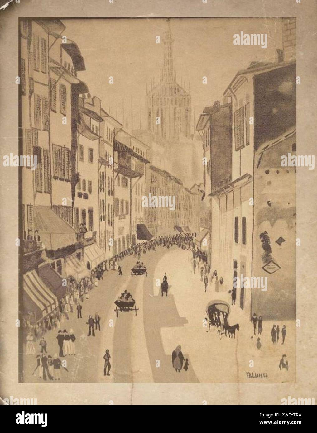 Andres Luna Painting Stock Photo - Alamy