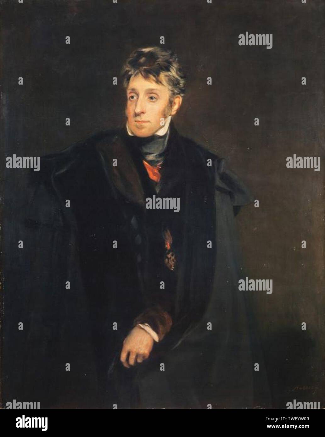 Andrew Geddes - Sir John James Steuart of Allanbank, 1779 - 1849 ...