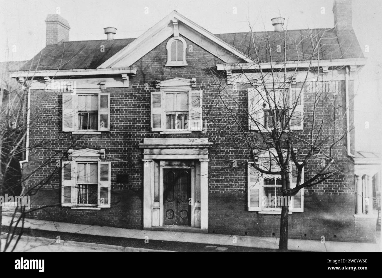 Andrew Johnson House 1886 appearance via HABS Stock Photo - Alamy