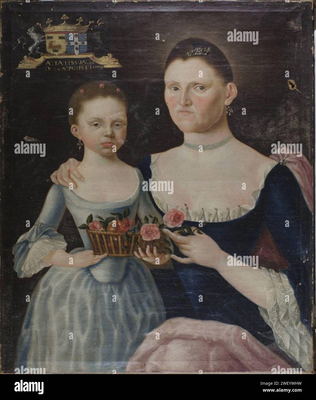 Andries Warmoes - Portret van Maria Gertrudis Selis de Fanson, echtgenote van jonkheer R.C. van ...