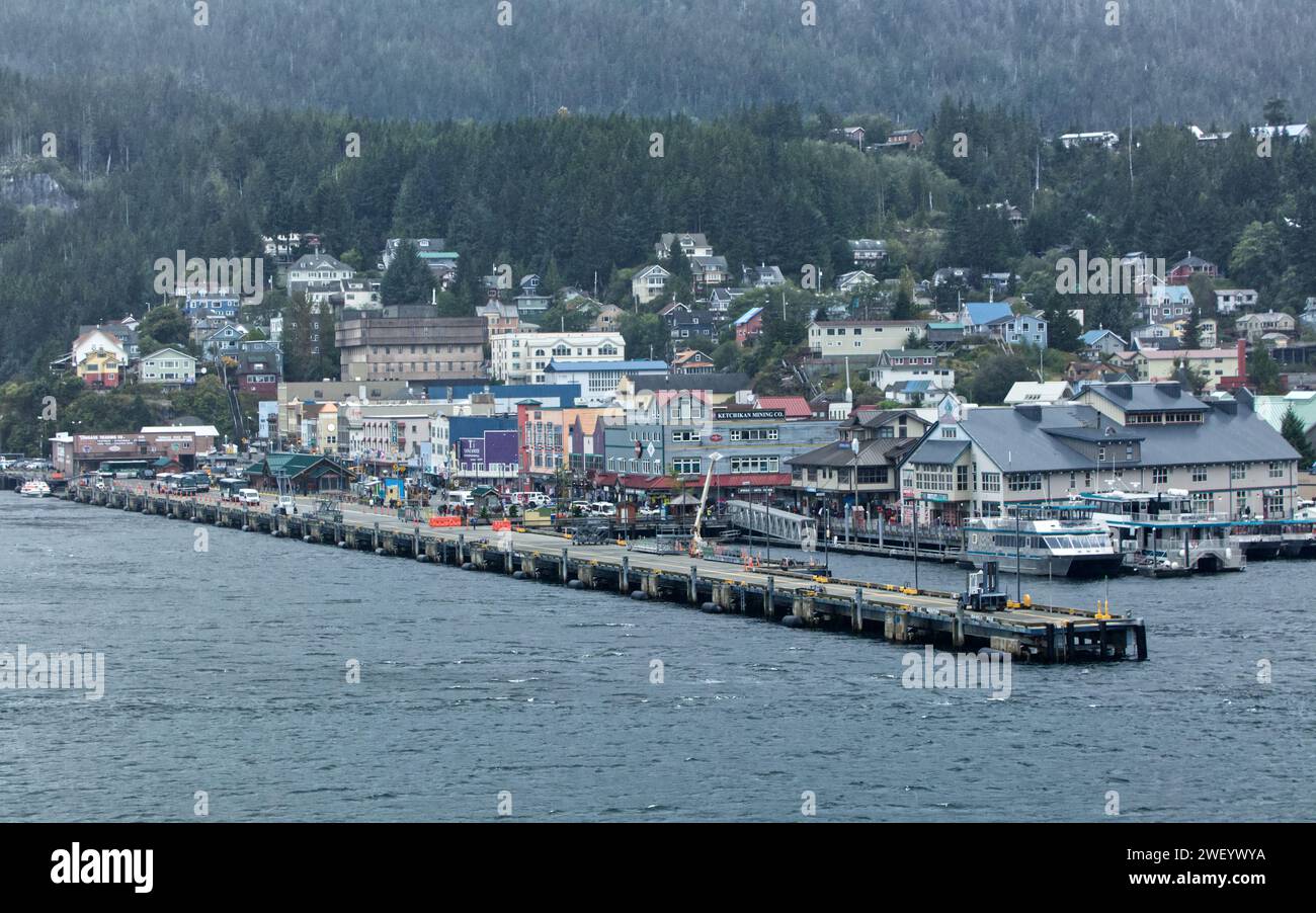 Ketchikan fishing village hi-res stock photography and images - Alamy