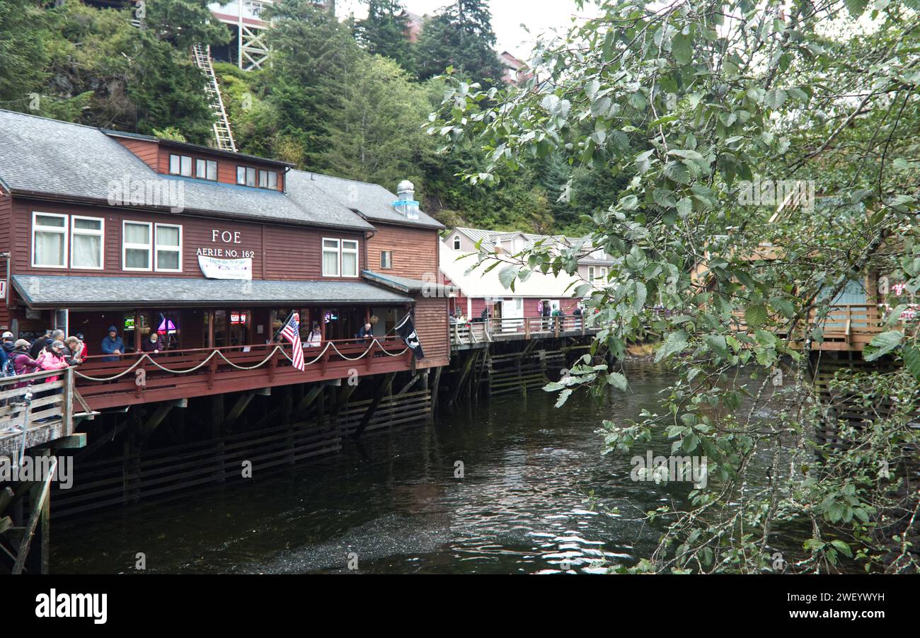Ketchikan fishing village hi-res stock photography and images - Alamy