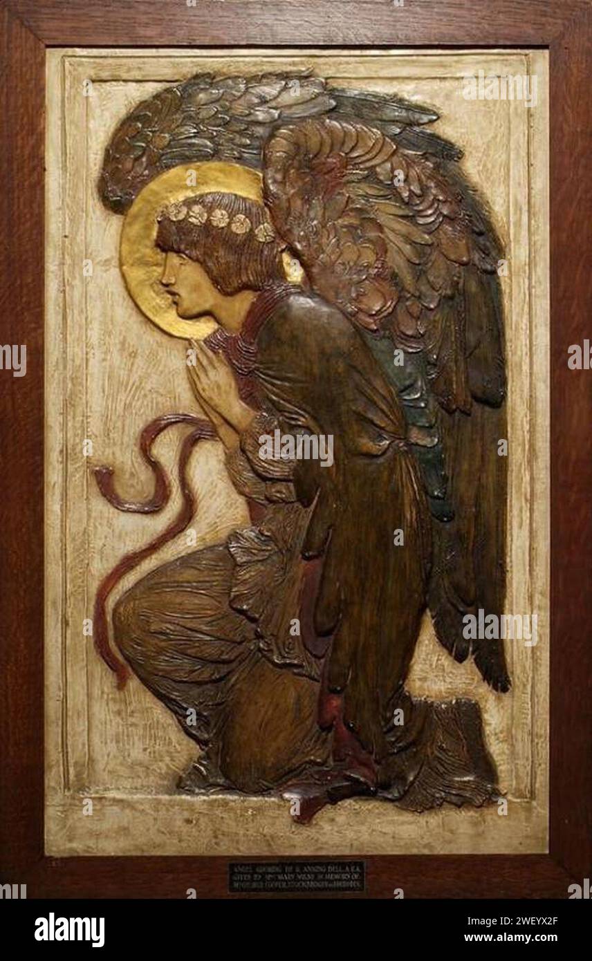 Angel - Robert Anning Bell Stock Photo - Alamy