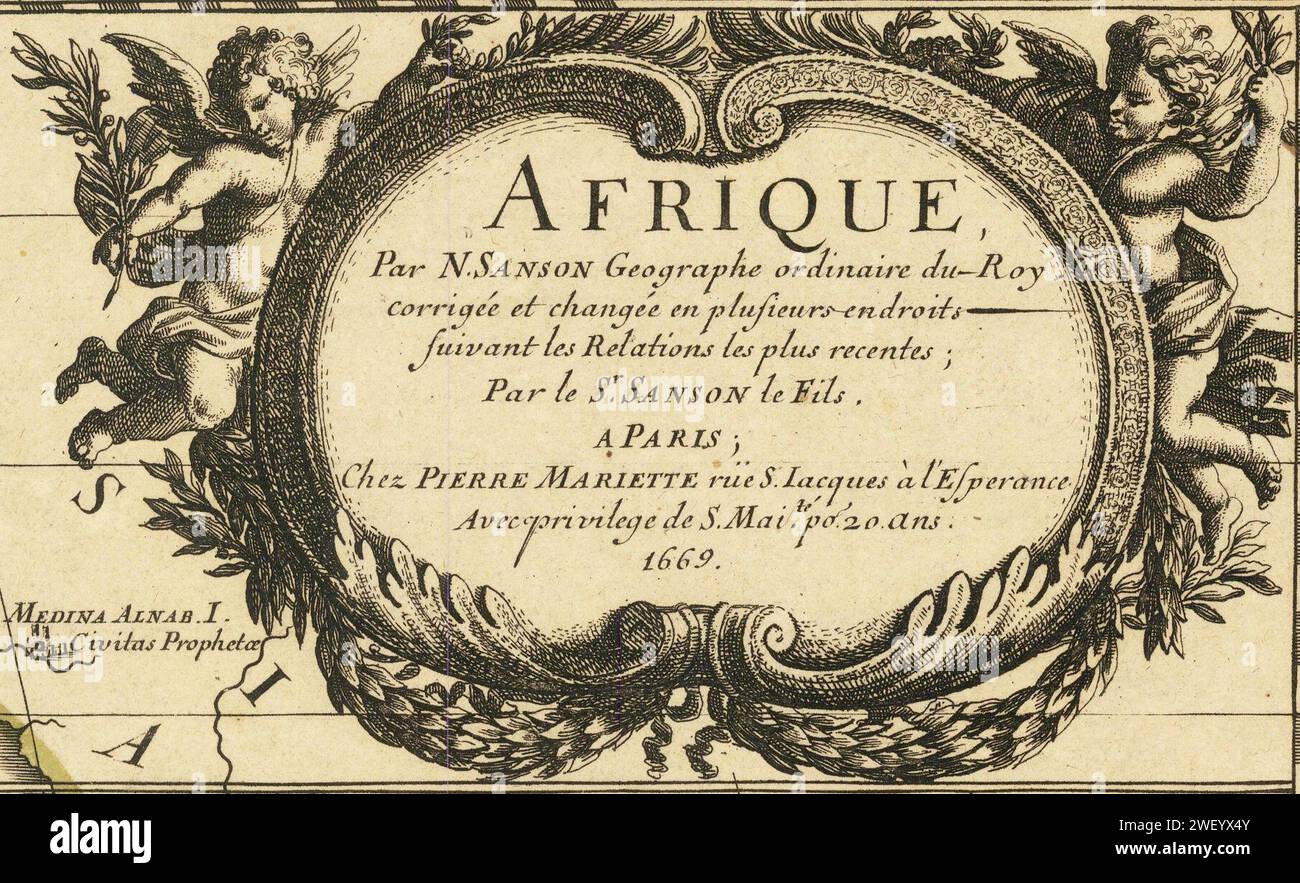 Cartouche maps hi-res stock photography and images - Alamy