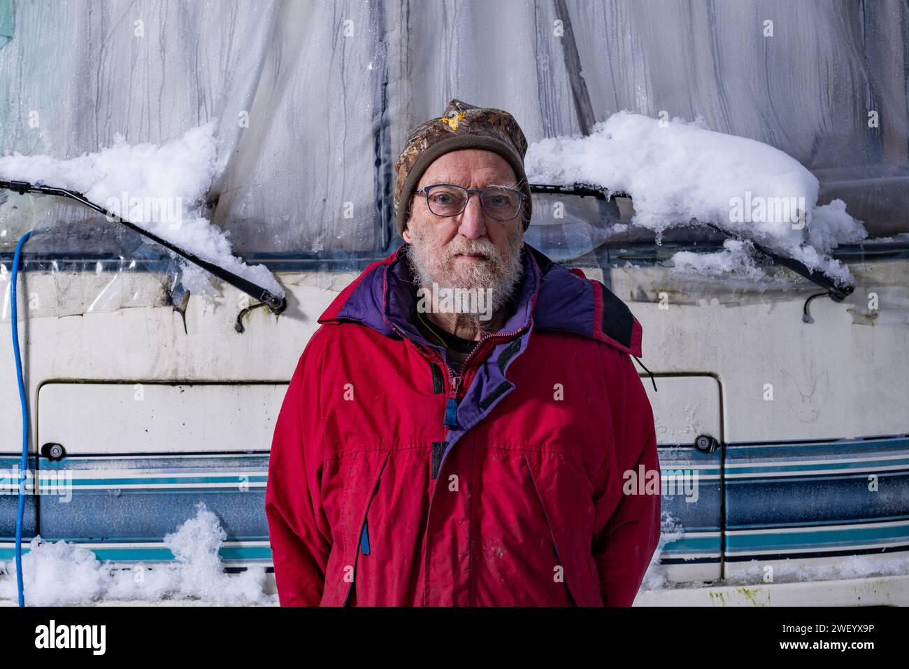 Vancouver, Canada. 19th Jan, 2024. Keith Light Is pictured outside of ...