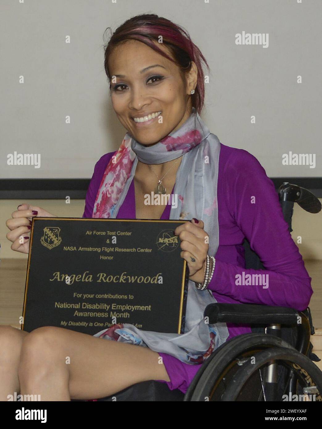 Angela Rockwood at Edwards Air Force Base Stock Photo - Alamy