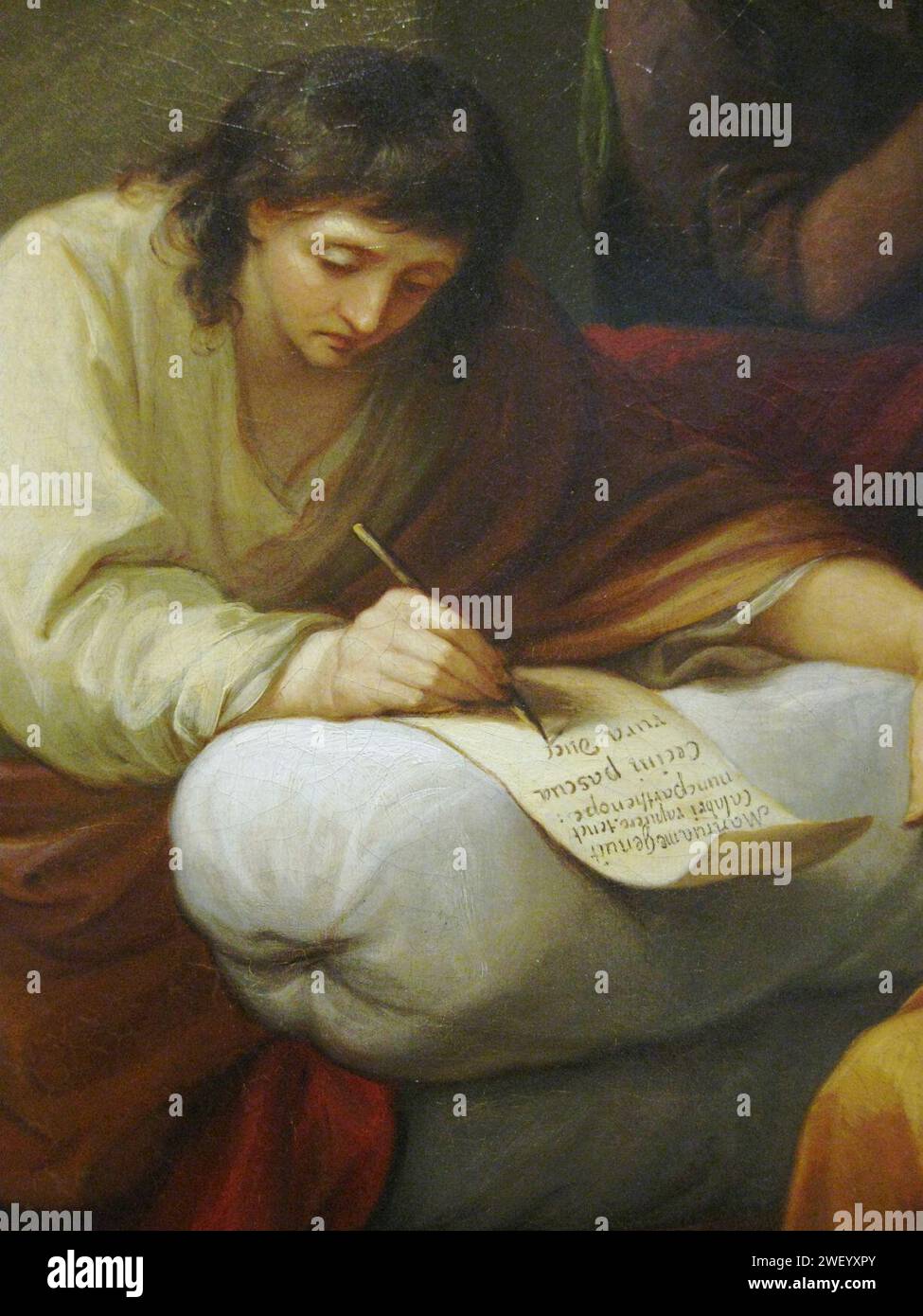 Angelica Kauffman - Virgil Writing His Epitaph at Brundisi (detail ...