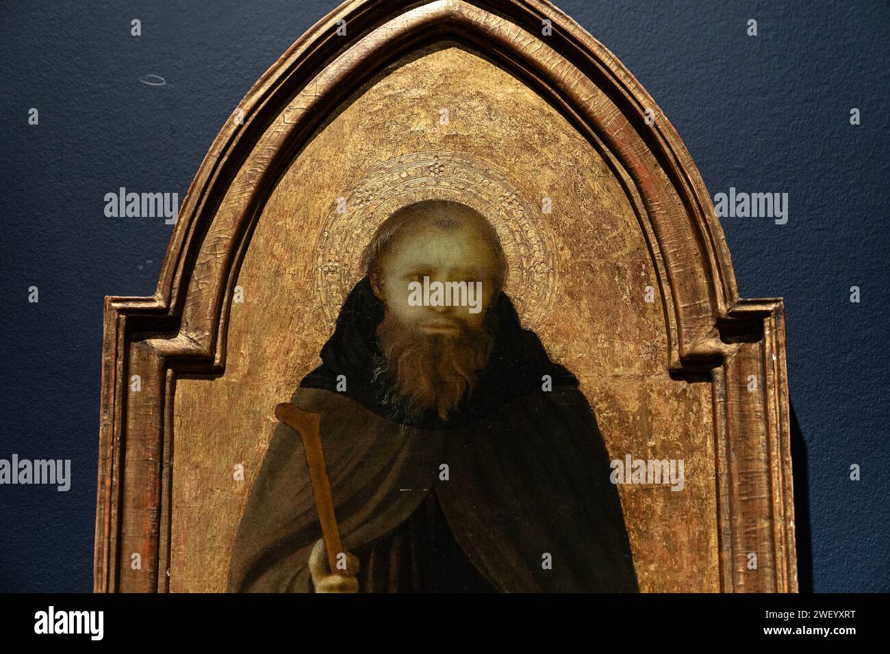 New York, USA. 26th Jan, 2024. Guido Di Piero aka Fra Angelico painting ...