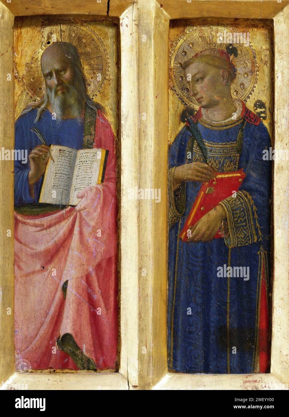 Angelico - Perugia Altarpiece – St John the Evangelist and St Stephen ...