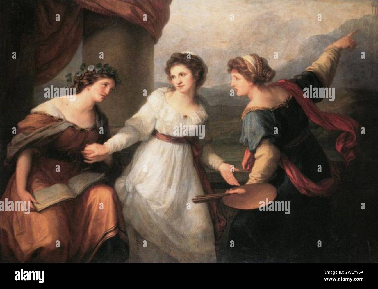 Angelika kauffmann selbstbildnis hi-res stock photography and images - Alamy