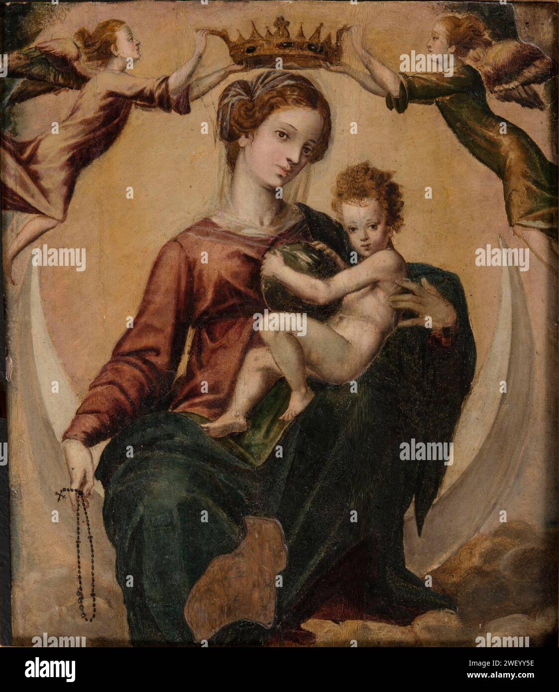 Angelino Medoro - Coronation of the Virgin of the Rosary - c. 1585 ...