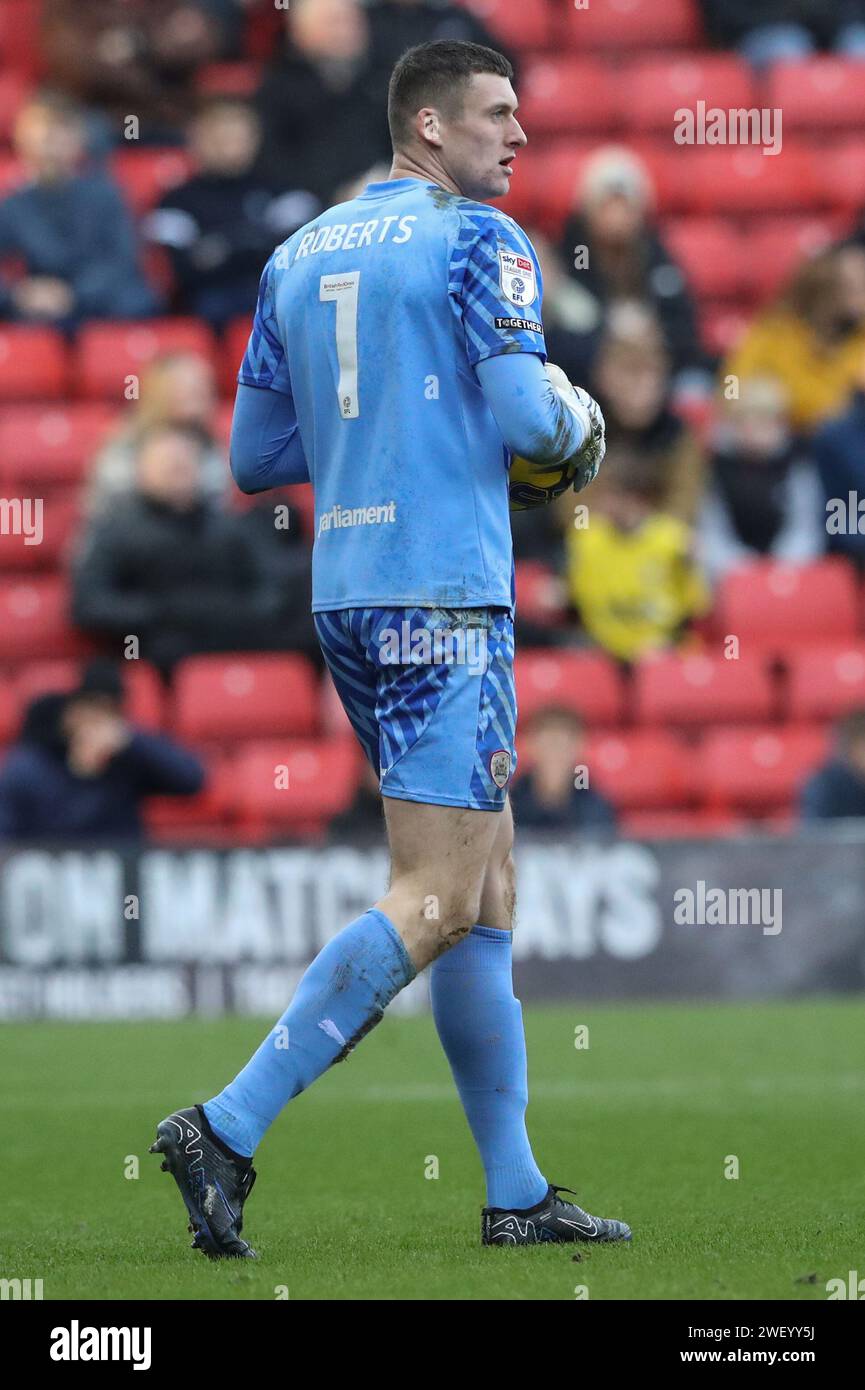 Liam Roberts of Barnsley during the Sky Bet League 1 match Barnsley vs ...