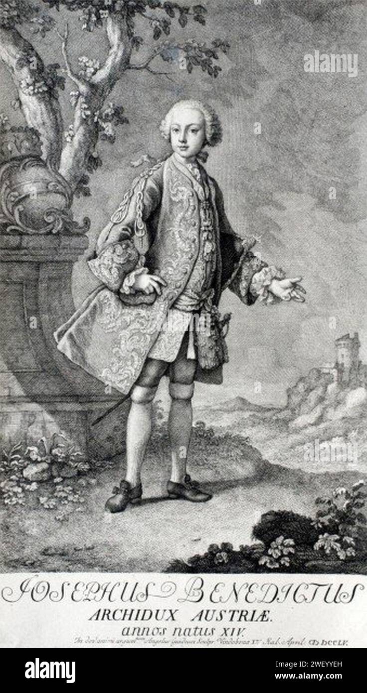 Angelo Guiducci - Joseph Benedict, Archduke of Austria Stock Photo - Alamy