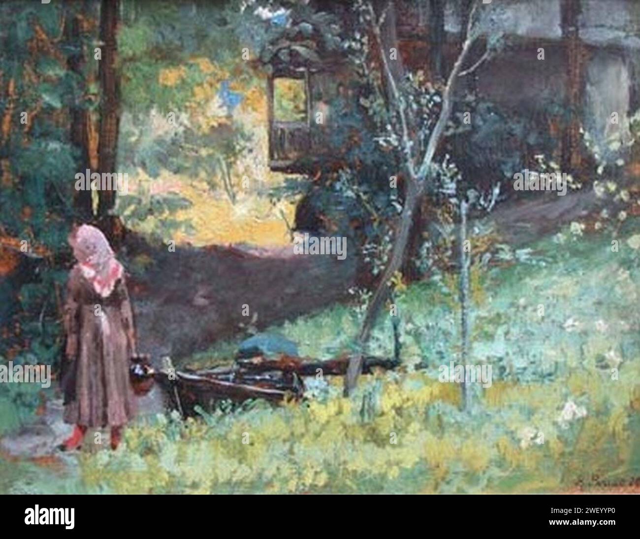 Angelo Pascal Nel bosco Stock Photo - Alamy