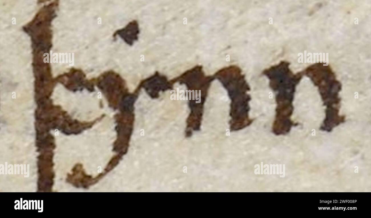 Anglo-Saxon Chronicle - kynn Stock Photo - Alamy