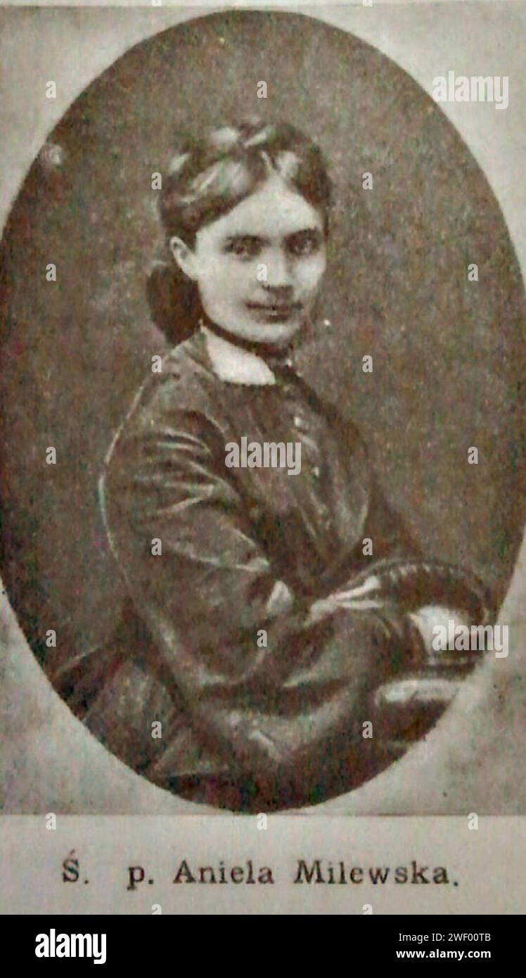 Aniela Milewska (1841-1896), pisarka Stock Photo - Alamy