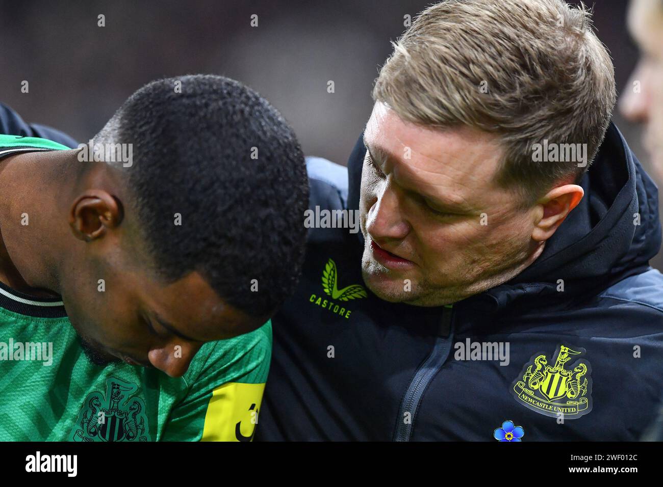 London, UK. 27th Jan, 2024. Eddie Howe Manager of Newcastle United and ...