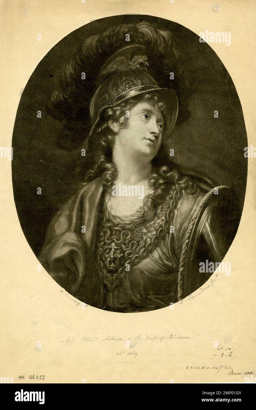 Ann Elliot as Minerva Stock Photo - Alamy
