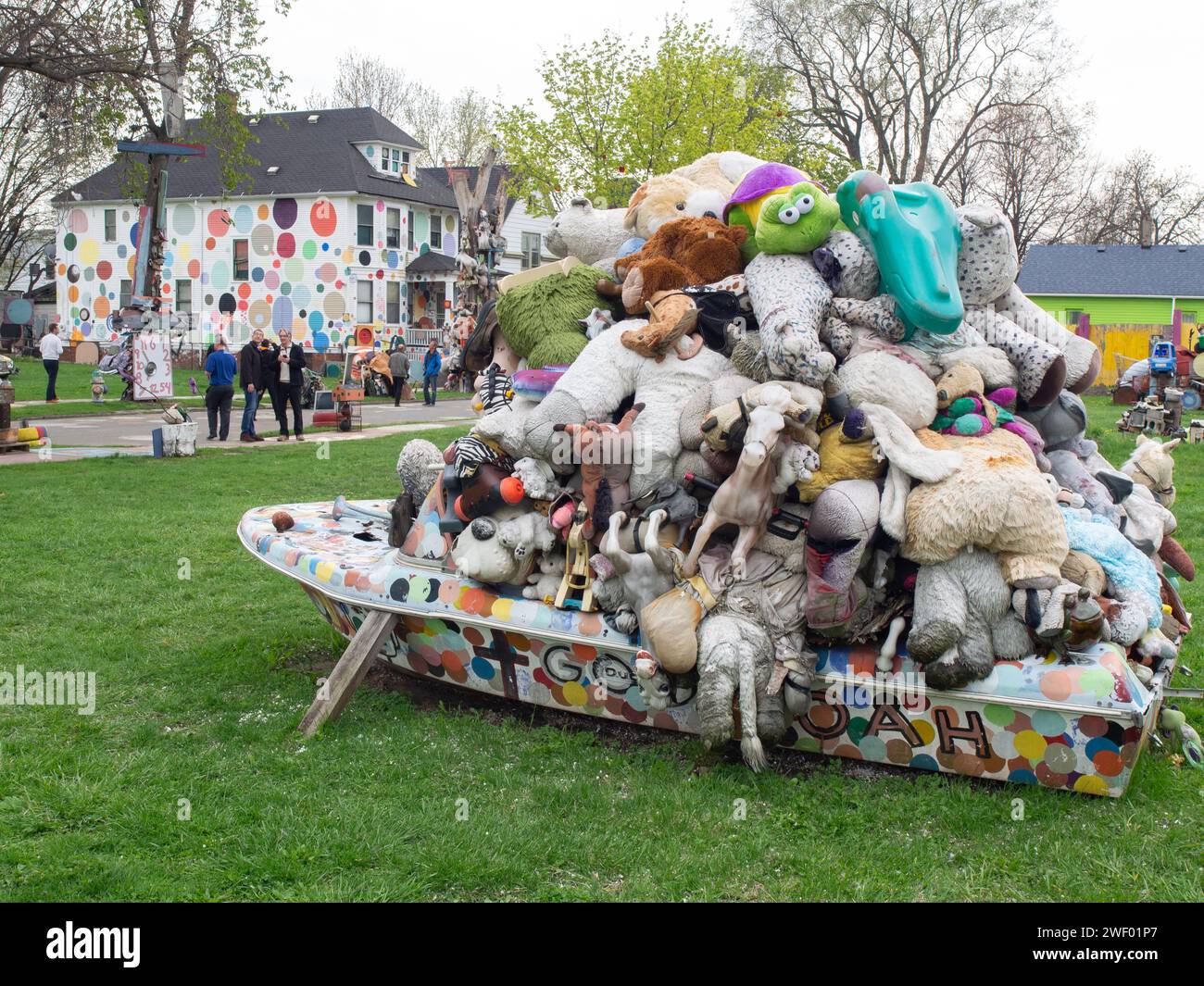 Outdoor artworks, Detroit, Michigan, USA Stock Photo - Alamy