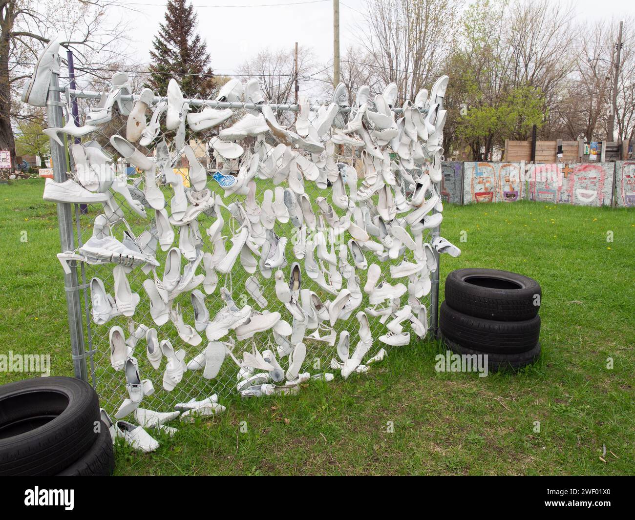 Outdoor artworks, Detroit, Michigan, USA Stock Photo - Alamy