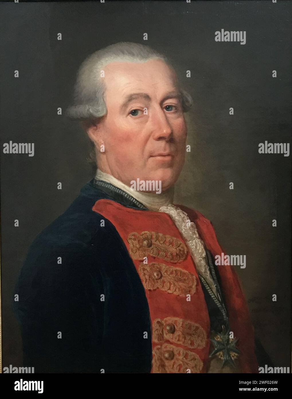 Anna Dorothea Therbusch - Portrait of Alexander Friedrich von Woldeck ...