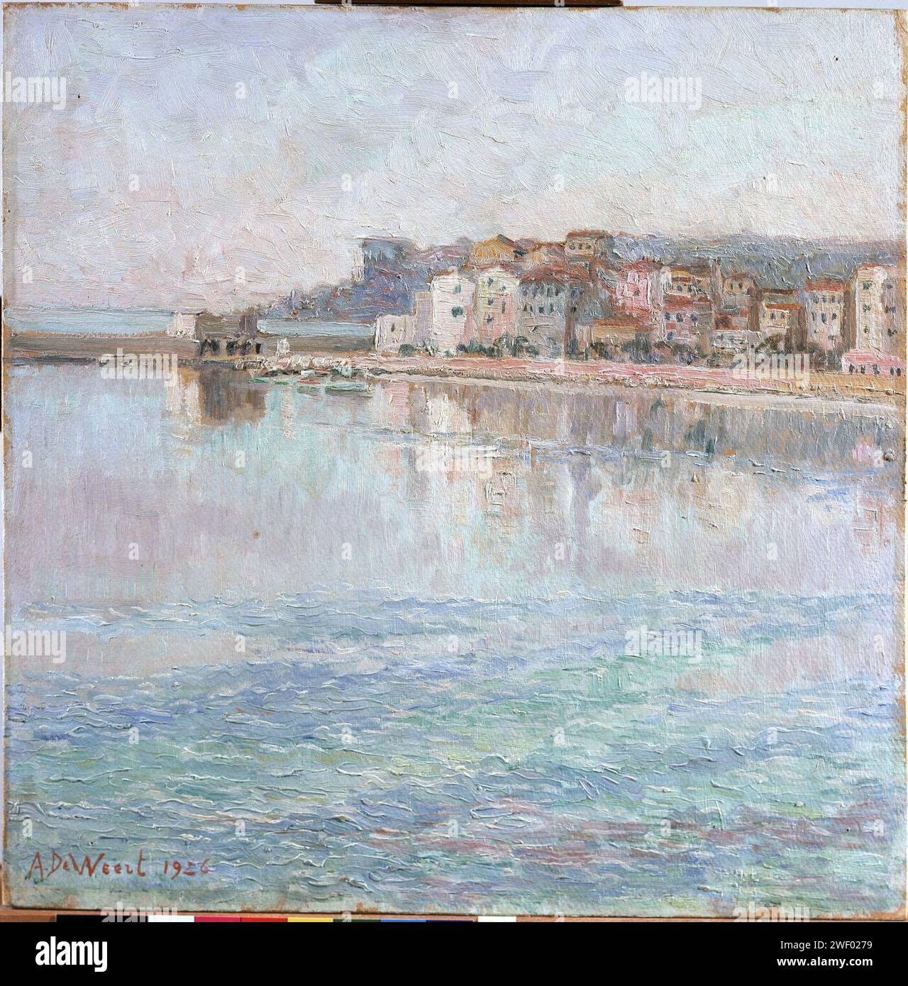 Anna De Weert - Reflections on the Sea near Menton (Côte d’Azur) - 1950 ...