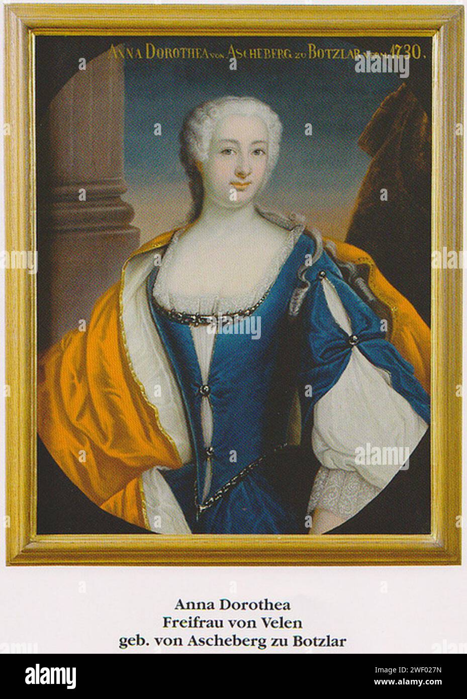 Anna Dorothea von Velen Stock Photo - Alamy