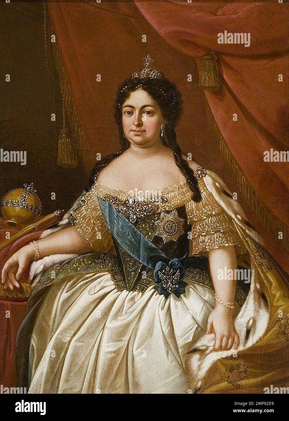 Anna Ioannovna empress of Russia Stock Photo - Alamy