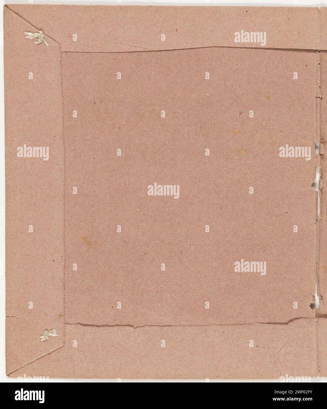 Anna Helena Alströmer - ''Draft book'', cover and cover page with ...