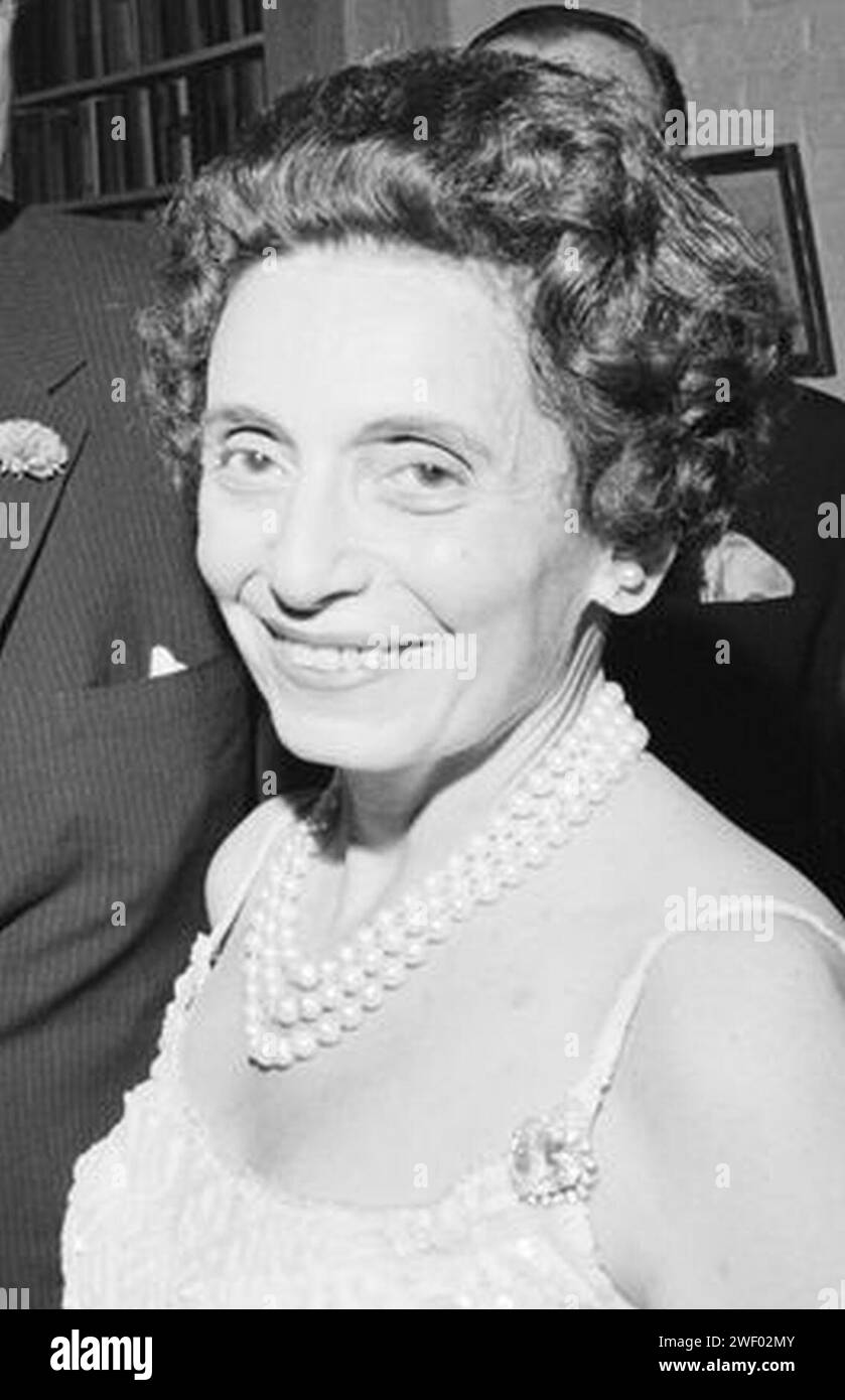 Anna M. Rosenberg 1962 Stock Photo - Alamy