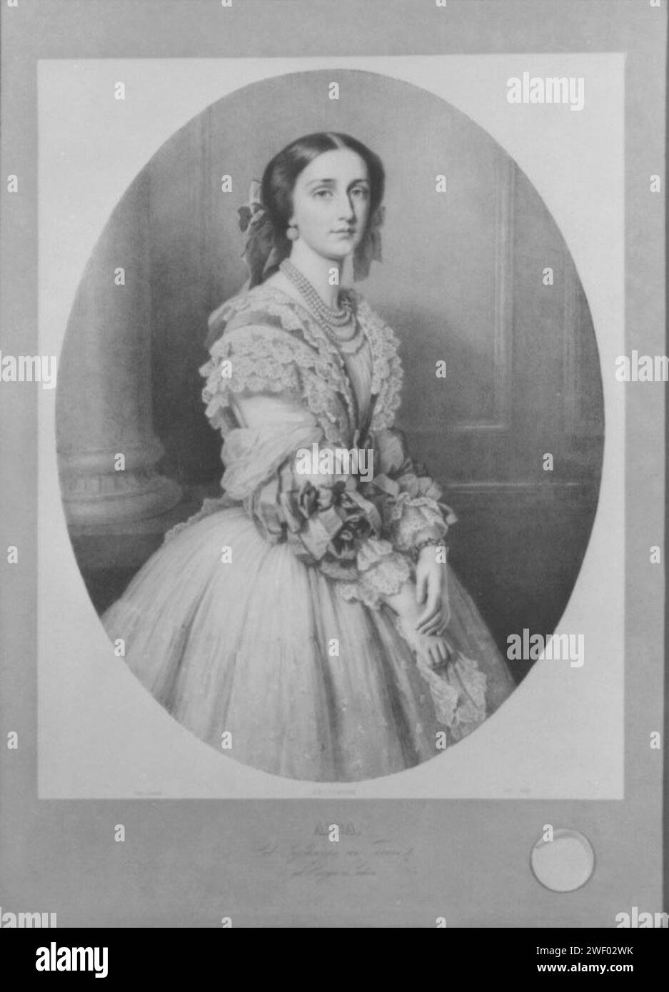 Anna maria of saxony Black and White Stock Photos & Images - Alamy