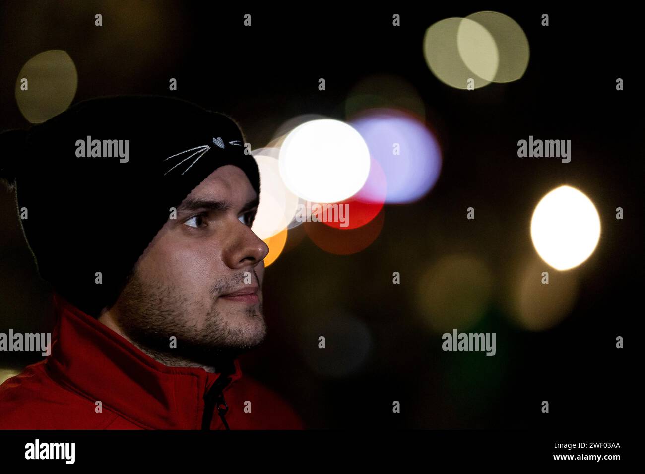 Gap, France. 27th Jan, 2024. GRYAZIN Nikolay, Citroen C3 Rally2 ...