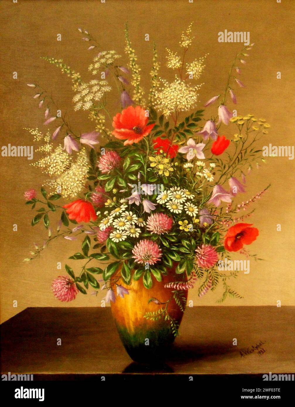 Anna Westphal - Blomster i en vase 23 Stock Photo - Alamy