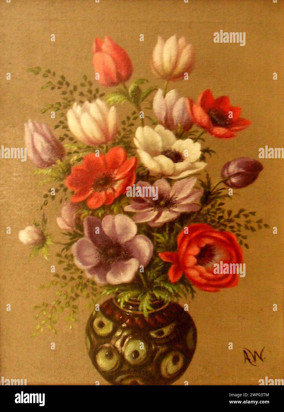 Anna Westphal - Blomster i en vase 22 Stock Photo - Alamy