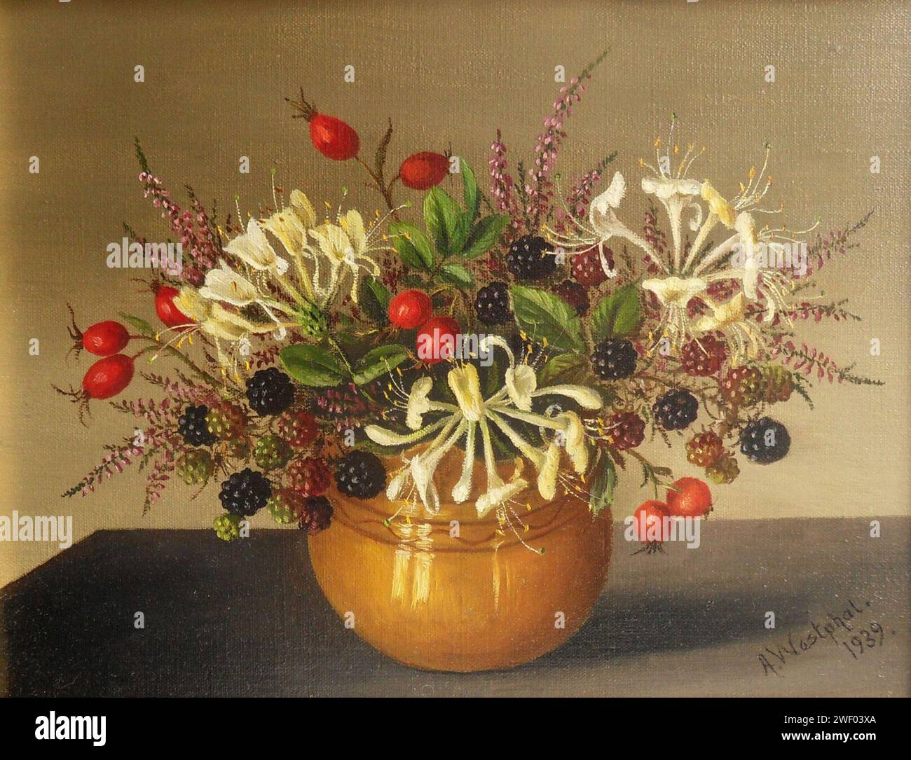 Anna Westphal - Blomster i en vase 21 Stock Photo - Alamy