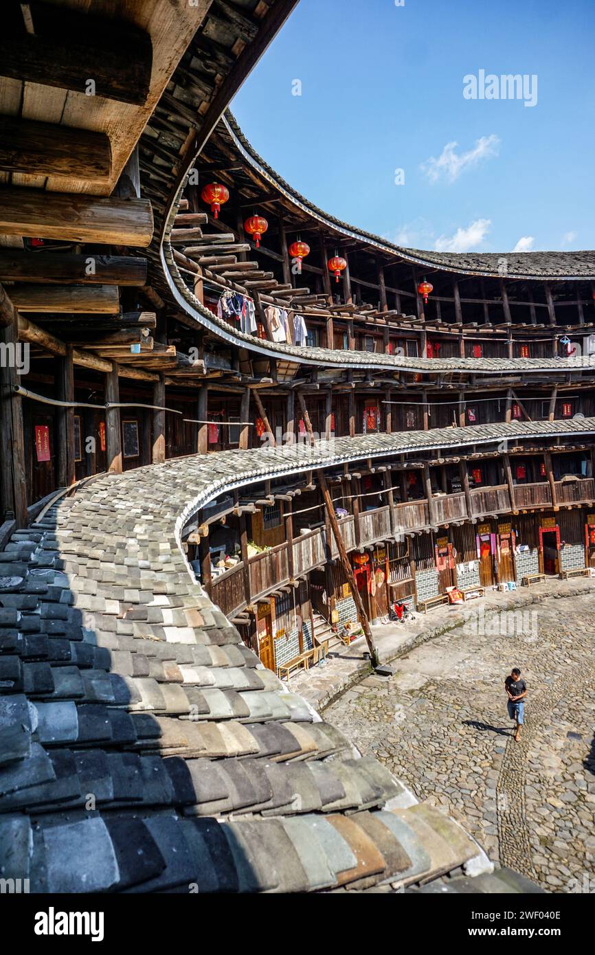 China yuchang lou hakka architecture hi-res stock photography and ...