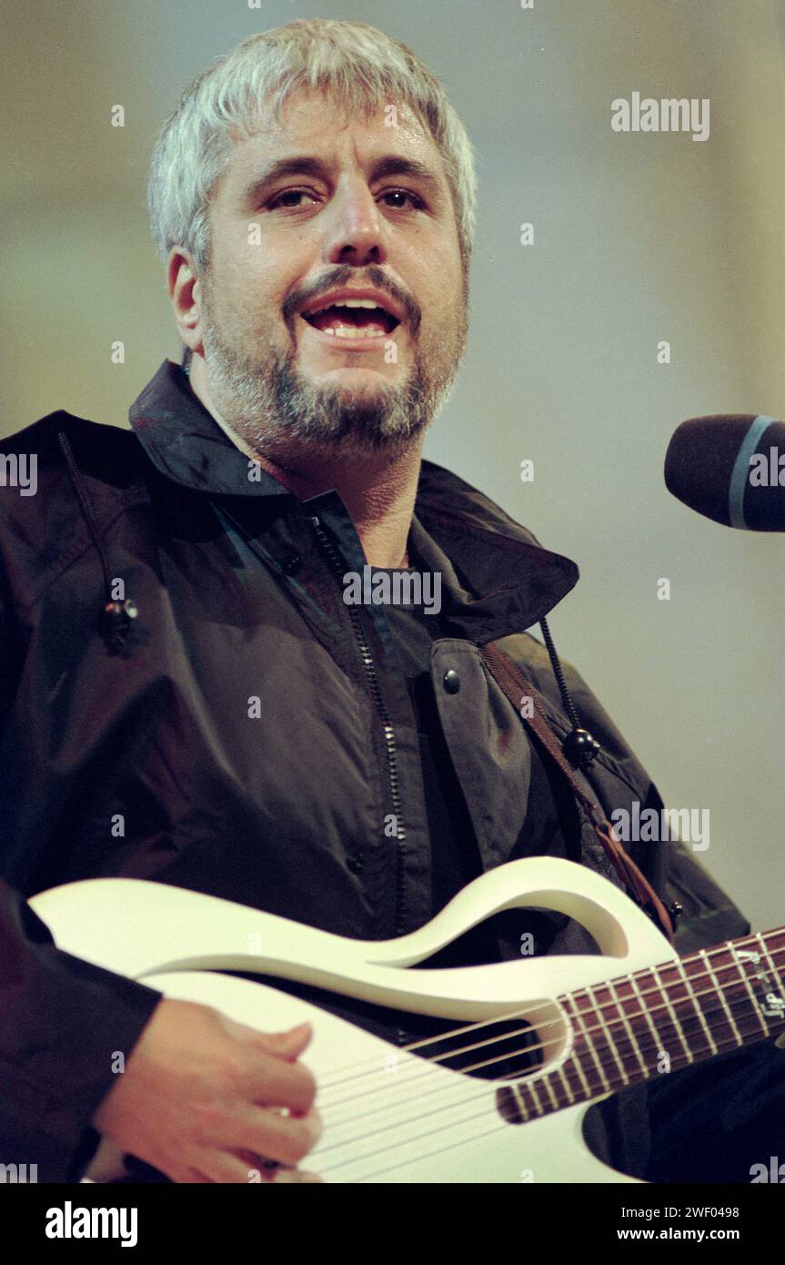 Milan Italy 1997-10-15: Pino Daniele,Italian singer, live concert ...
