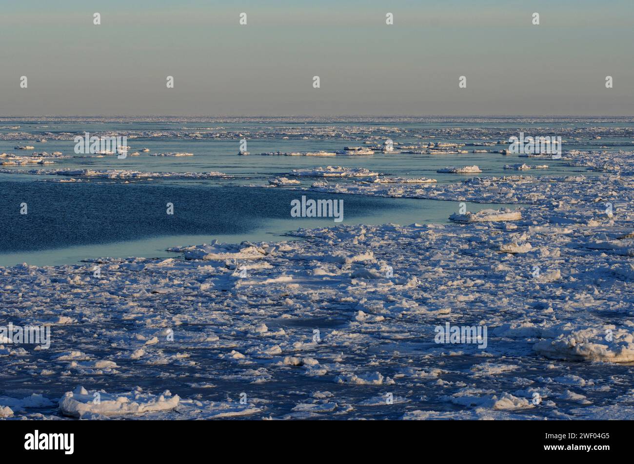 fall freeze up of the Arctic ocean, off the coast of the 1002 coastal ...