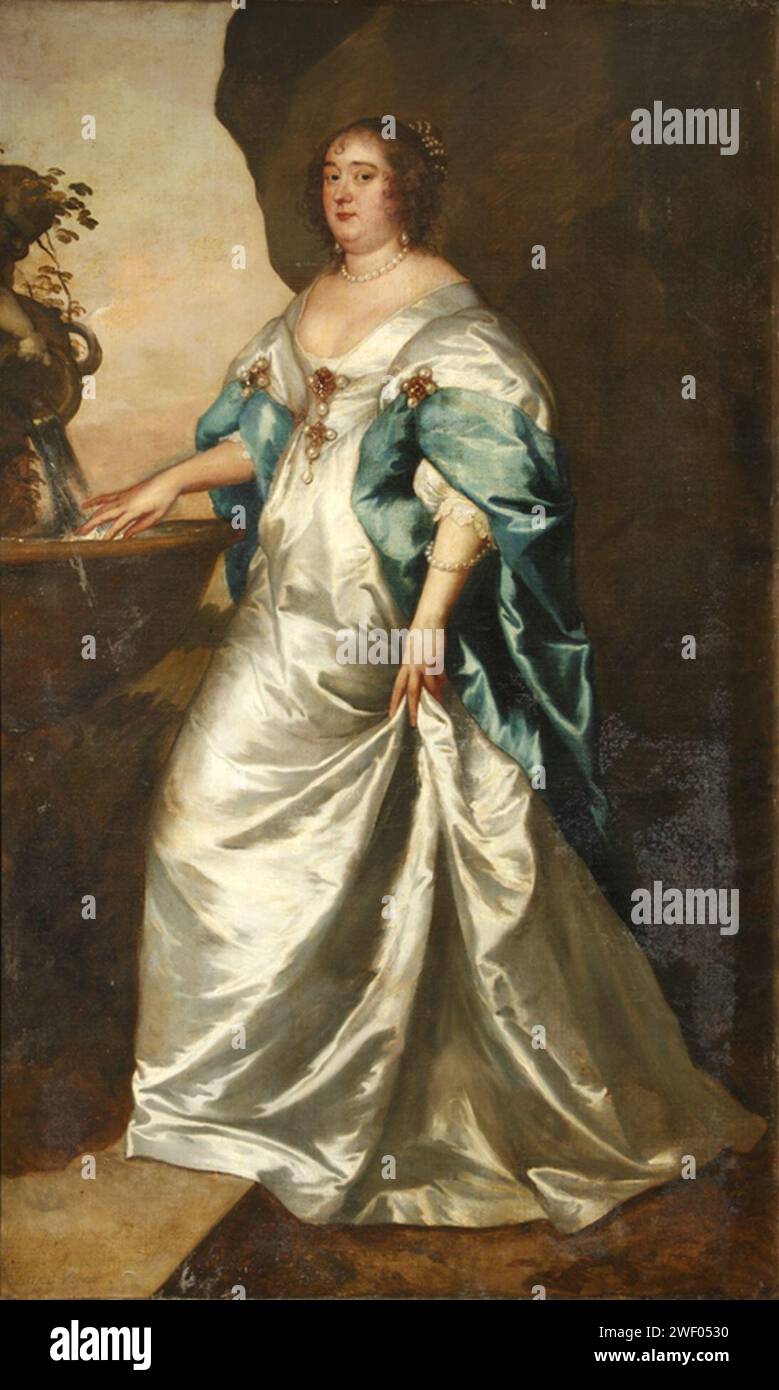 Anne Brett, Countess of Middlesex by Anthony van Dyke Stock Photo - Alamy