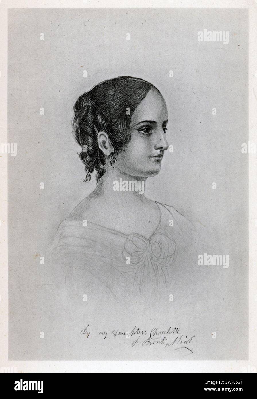 Anne Brontë 1898 Stock Photo - Alamy