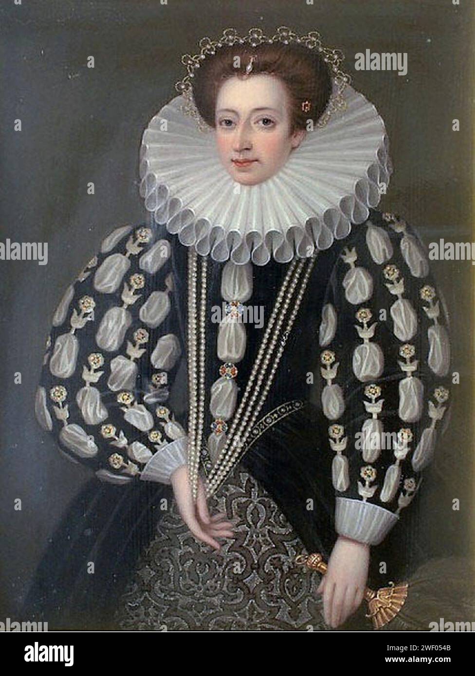 Anne Carey née Morgan, Lady Hunsdon Stock Photo - Alamy