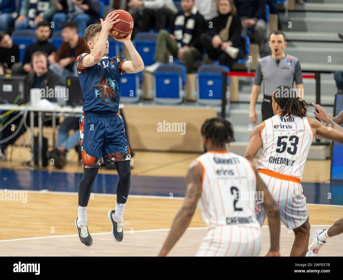 Heidelberg, Deutschland. 27th Jan, 2024. Bennet Hundt (MLP Academics ...