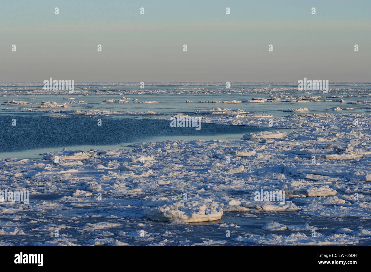 fall freeze up of the Arctic ocean, off the coast of the 1002 coastal ...