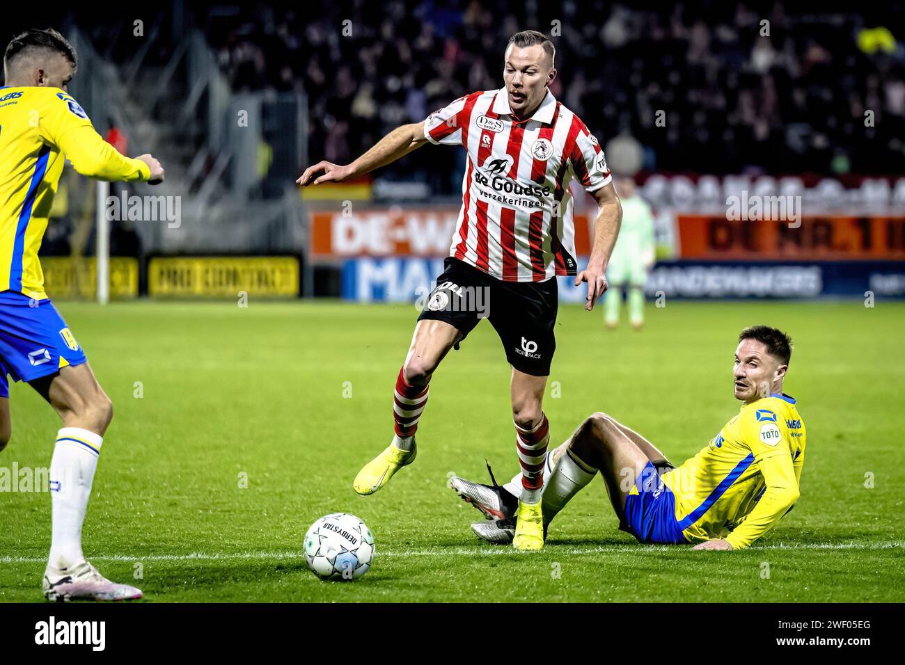 WAALWIJK, Netherlands. 27th Jan, 2024. SPO, Mandemakers Stadium, Dutch eredivisie, season 2023/ ...