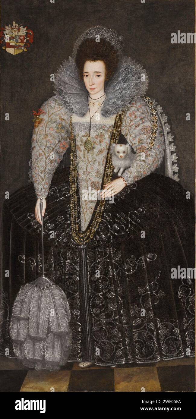 Anne Russell Lady Herbert later Countess of Worcester Stock Photo - Alamy