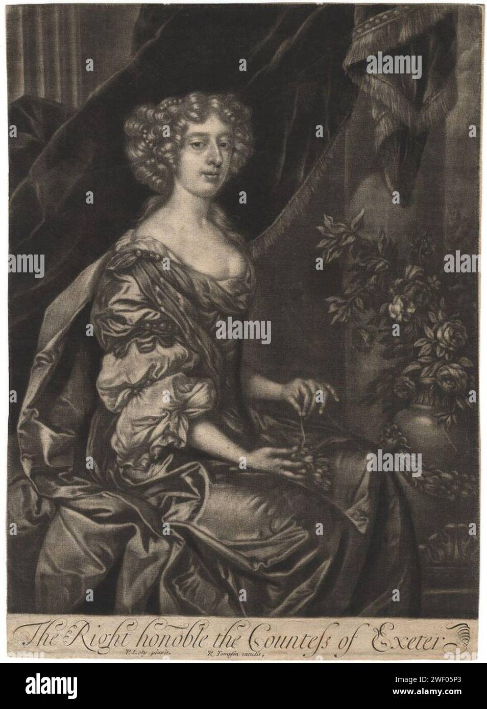 Anne, Countess of Exeter Stock Photo - Alamy