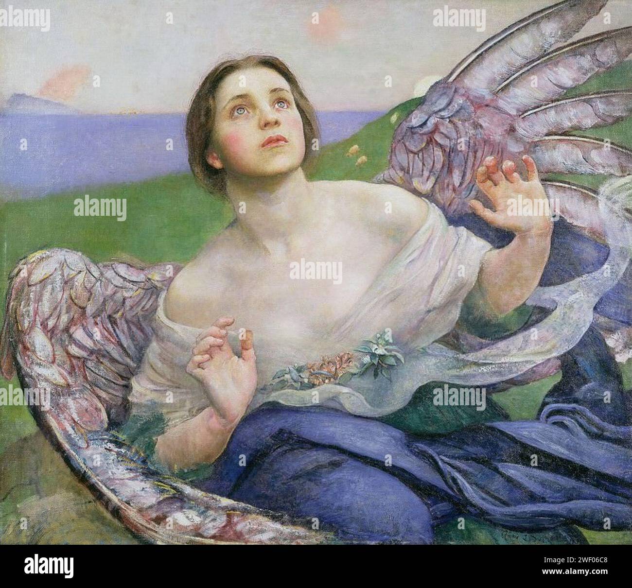 Annie Louisa Swynnerton, 1895 - The Sense of Sight Stock Photo - Alamy