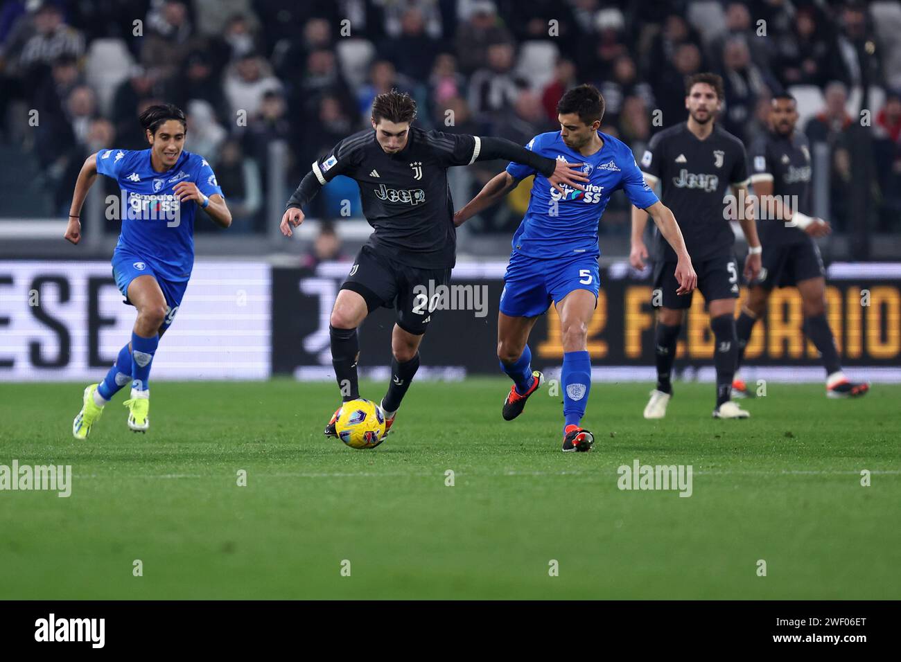 Torino, Italy. 27th Jan, 2024. Fabio Miretti of Juventus Fc in action ...