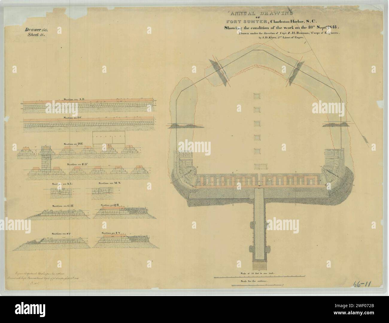 Annual Drawing of Fort Sumter Stock Photo - Alamy